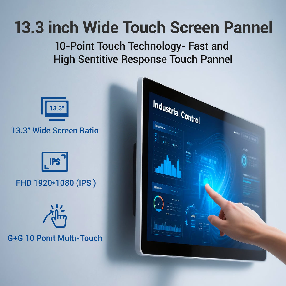 HIGOLE F13R 13.3" Flat-surface POS Terminal & Industrial Tablet PC ...