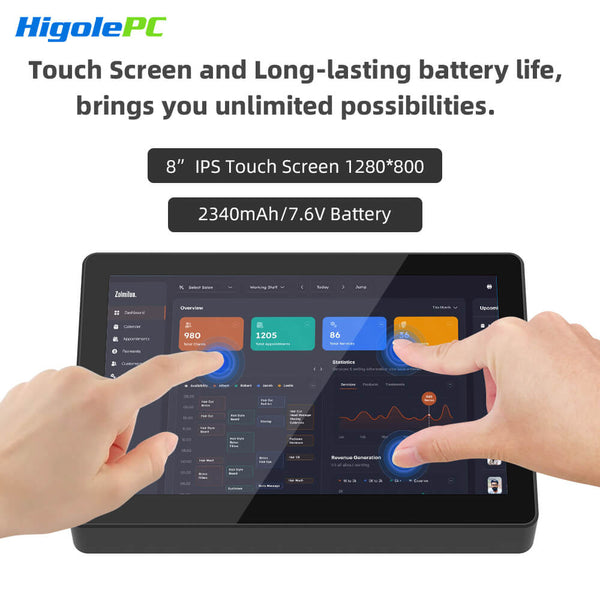 HIGOLE F3APL 8" POS Terminal & Industrial Tablet PC | Windows11 – HIGOLEPC
